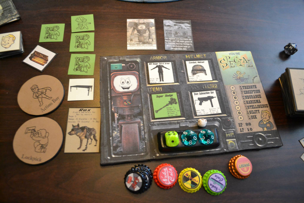 Custom Fallout Board Game