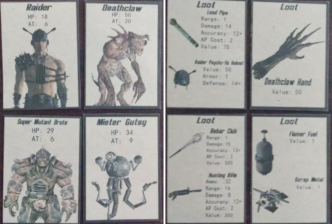 Custom Fallout Board Game